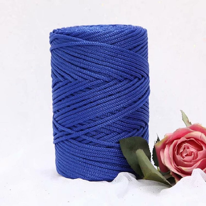 Fil nylon macramé 3mm pour 200m couleur bleu | maison-macramé